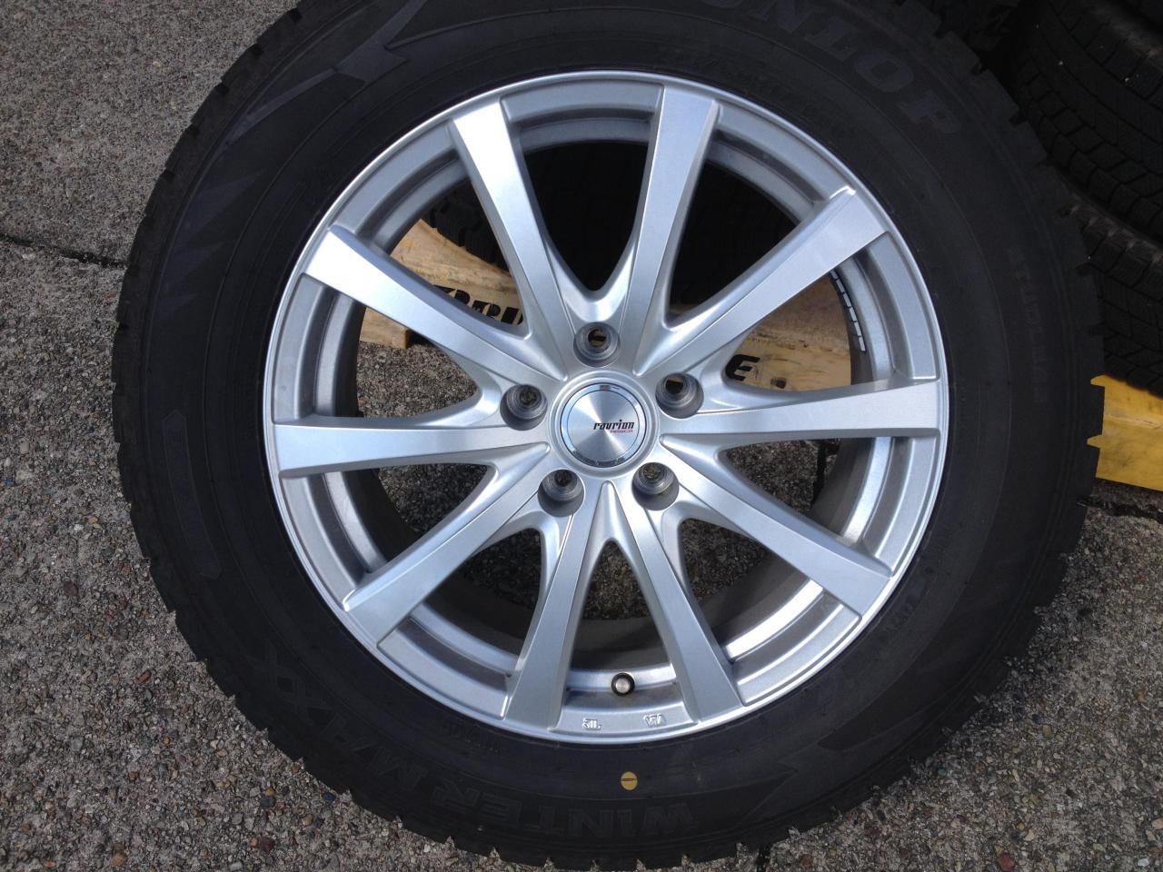 weds(ウェッズ) ravrion RS01 + DUNLOP(ダンロップ) WINTER MAXX WM02 | カー用品 スタッドレスタイヤホイールセット 17インチスタッドレスタイヤ ...