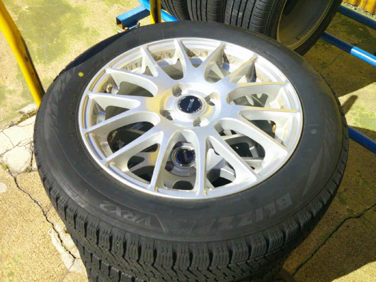 BRIDGESTONE(ブリヂストン) TOPRUN M7 + BRIDGESTONE(ブリヂストン) BLIZZAK VRX2 | カー用品 スタッドレスタイヤホイールセット 16インチ ...