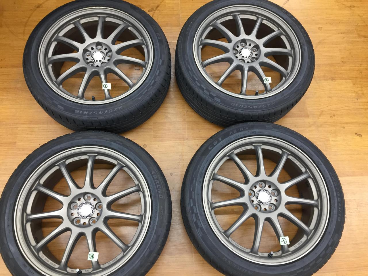 WORK EMOTION 11R+CST ADRENO AD-R9 | カー用品 タイヤホイールセット 18インチタイヤホイールセットを通販で ...