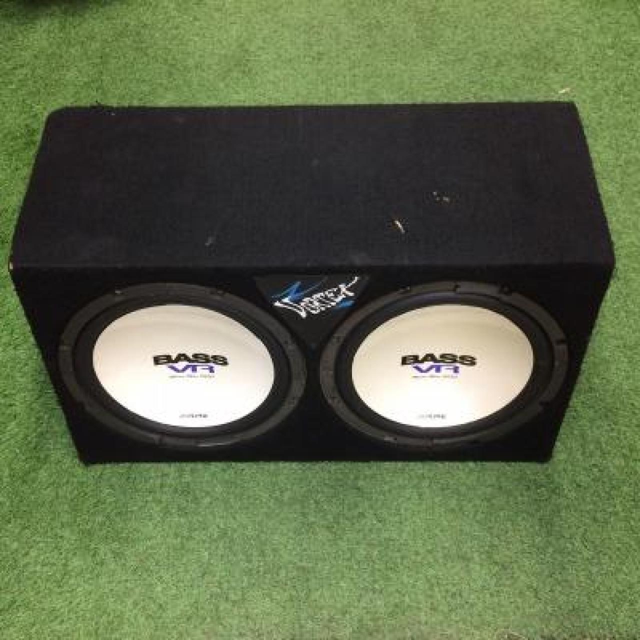 ALPINE BASS VR | カー用品 スピーカー サブウーハースピーカーBOX付を通販で購入する | 中古カー＆バイク用品の販売なら ...