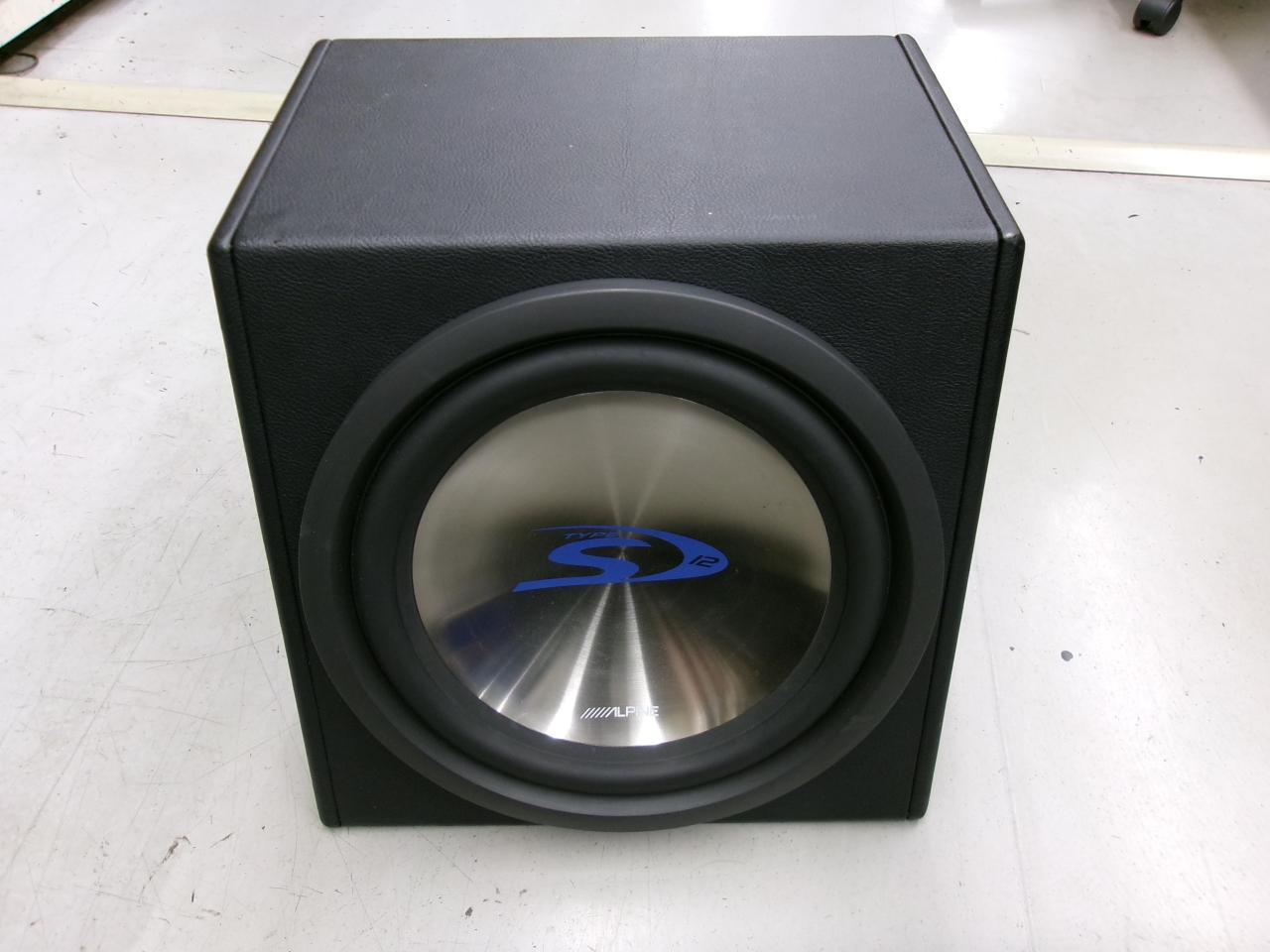 ALPINE TYPE-S 12インチウーファーBOX | カー用品 スピーカー サブウーハースピーカーBOX付を通販で購入する | 中古カー ...