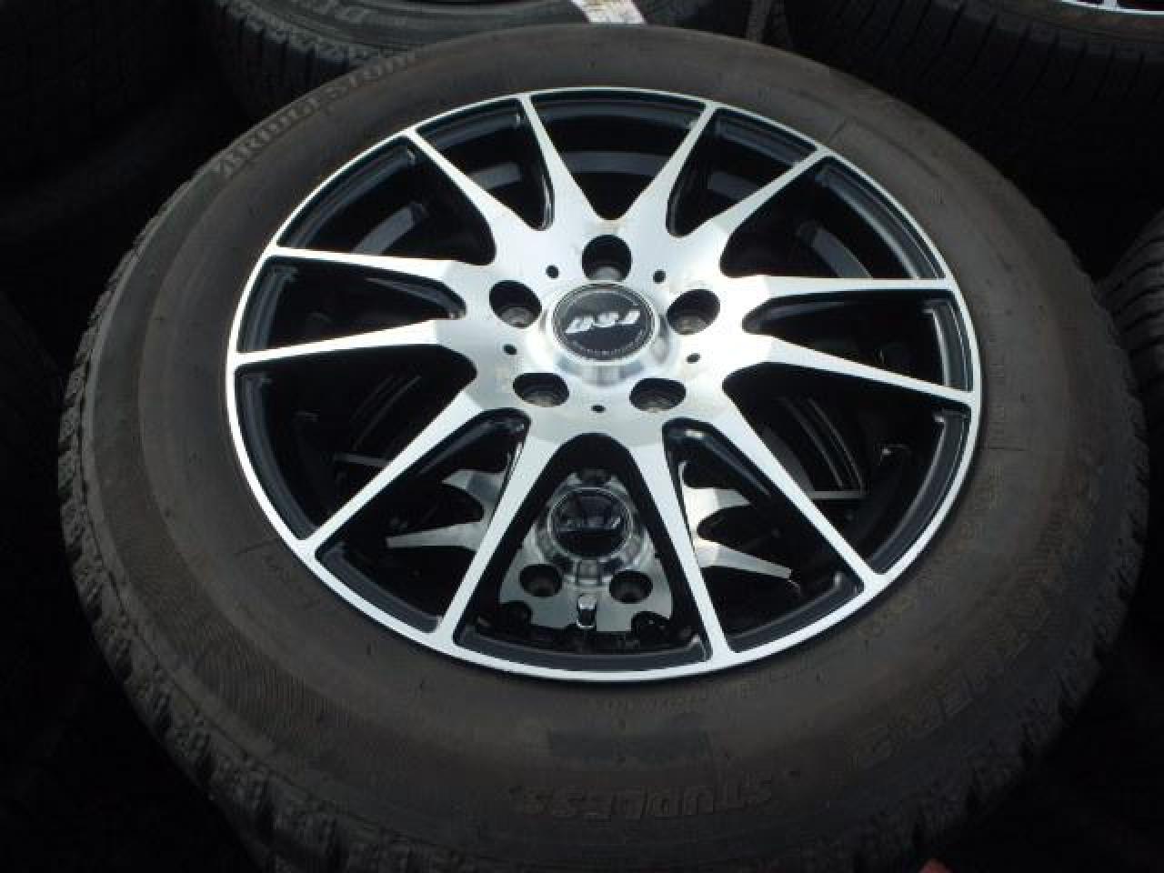 BilletStarJapan BSJ + BRIDGESTONE ICE PARTNER 2 205/60R16 92Q | カー用品 スタッドレスタイヤホイールセット 16インチ ...