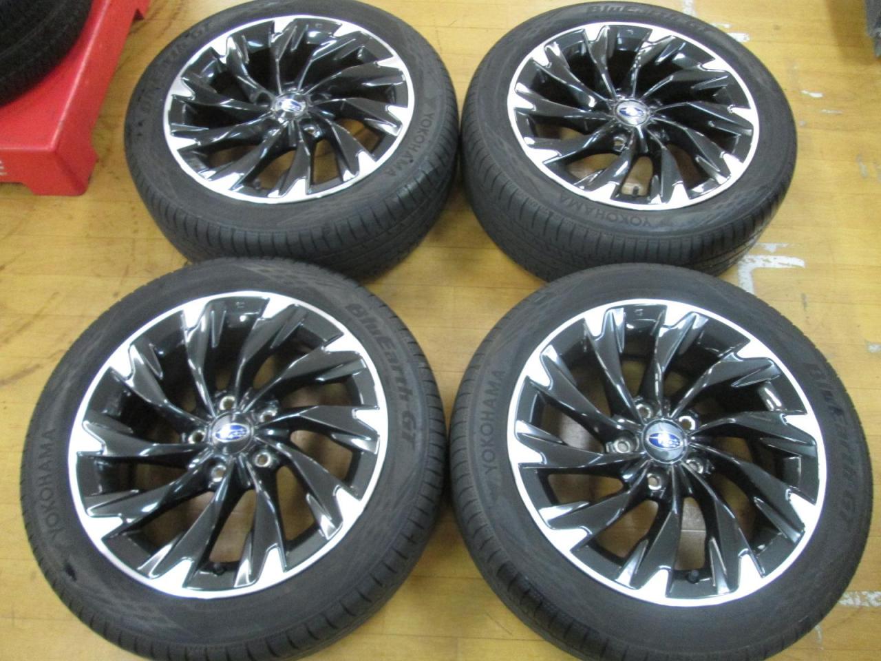 スバル純正(SUBARU) レヴォーグ VN5 17インチ純正アルミホイール+ YOKOHAMA(ヨコハマ) BluEarth GT | カー用品 タイヤホイールセット 17インチタイヤ ...