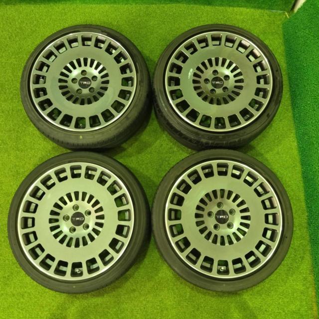 TRD(ティーアールディ) TF8 ディッシュ ガンメタ+GOODYEAR EAGLE LS2000 HYBRIDⅡ 2021(0621 ...