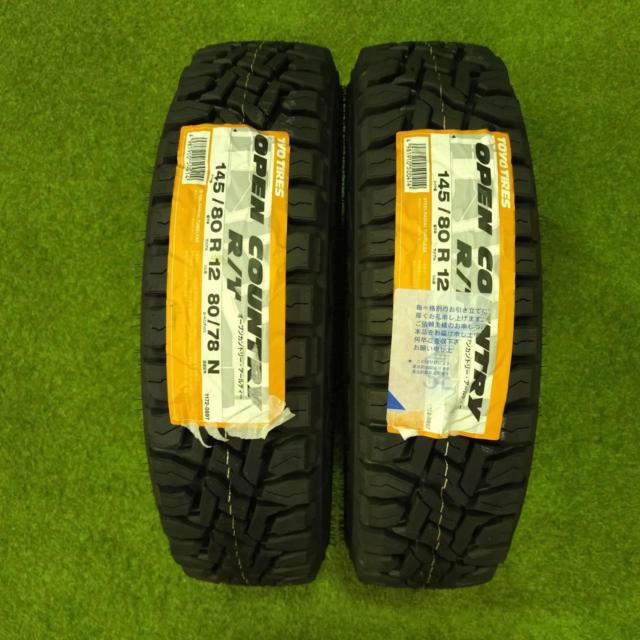 ☆大人気!ホワイトレター/マッドタイヤ!軽トラサイズ!☆TOYO OPEN COUNTRY R/T 145/80R12 80/78N LT | 新品 | アップガレージ 群馬前橋店 | カー ...