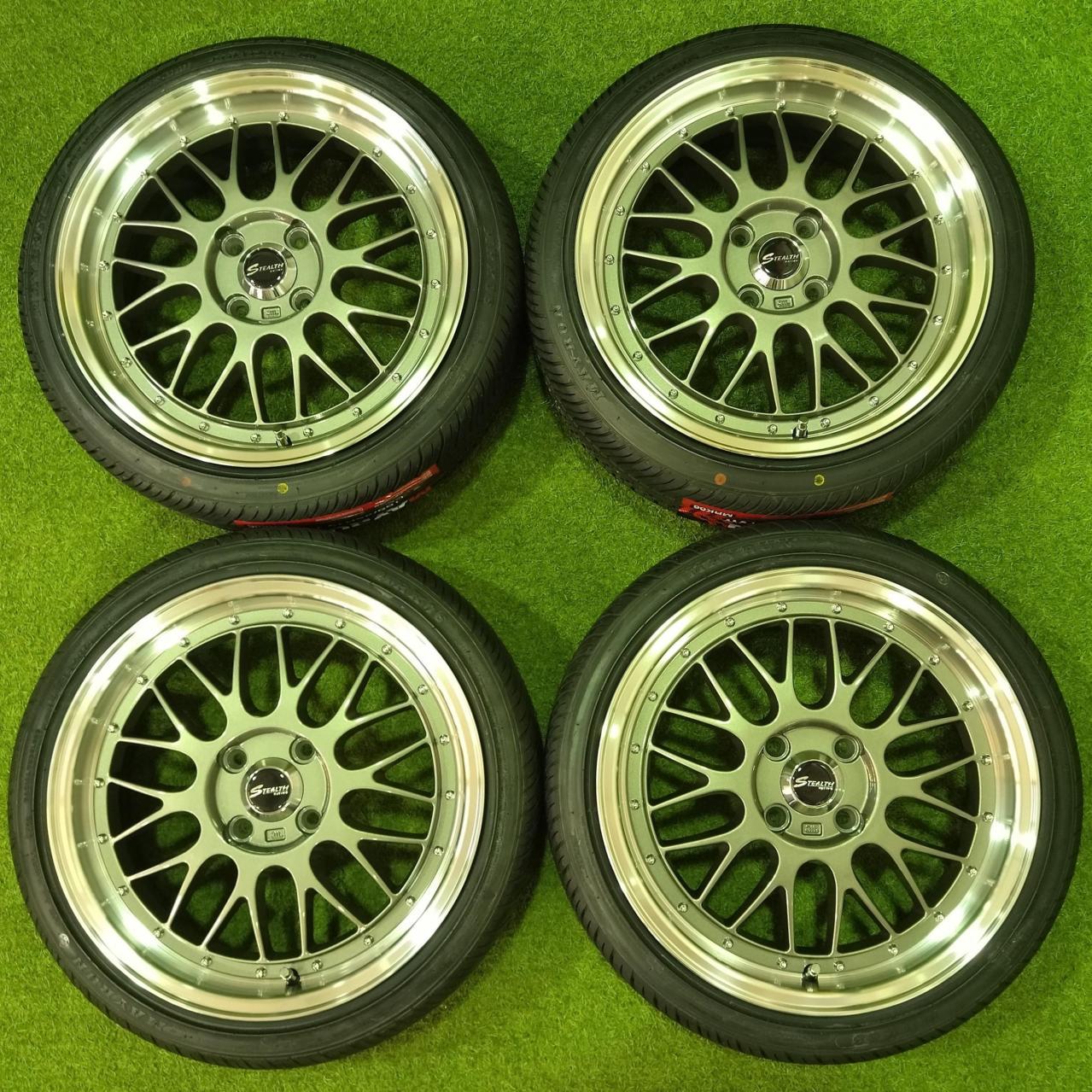 【カスタム軽16☆未使用セット!】 STEALTH RACING(ステルスレーシング) PROGRESS ME02 (GM/P ...