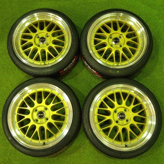 【カスタム軽16☆未使用セット!】 STEALTH RACING(ステルスレーシング) PROGRESS ME02 (SGLD/P ...