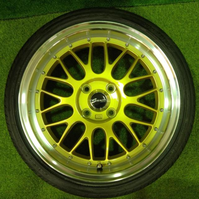 【カスタム軽16☆未使用セット!】 STEALTH RACING(ステルスレーシング) PROGRESS ME02 (SGLD/P ...