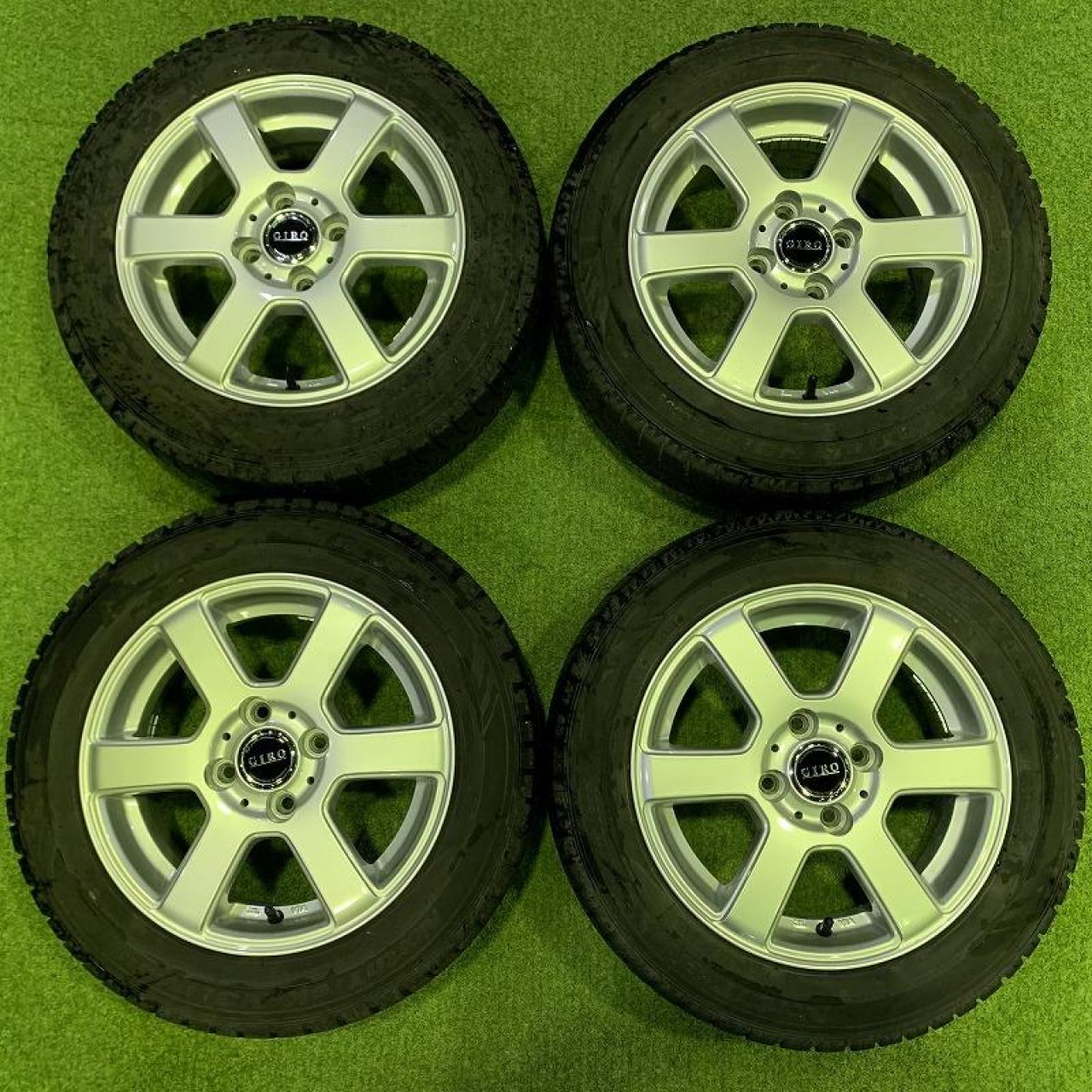 BRIDGESTONE GIRO YT6 + AUTOBACSオリジナル NorthTrek N3i 2020年製 ★1シーズン使い切り4本 ...