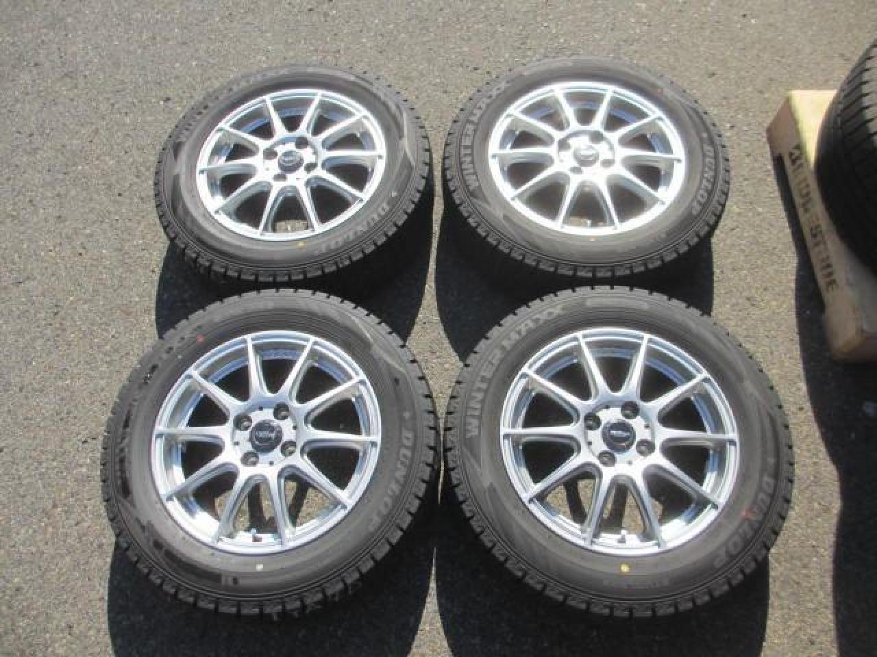 HOT STUFF CROSS SPEED(クロススピード) PREMIUM-10 (4HOLE)+DUNLOP WINTERMAXX WM02 | カー用品 スタッドレスタイヤホイールセット ...