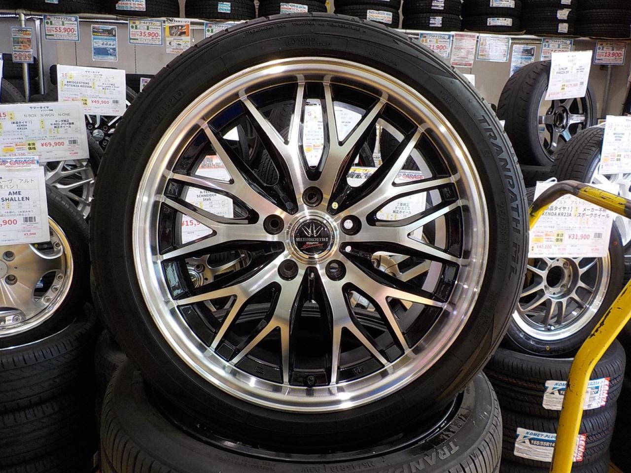 BADX(バドックス) 632 LOXARNY MULTIFORCHETTAⅡ SP SPECTOR + TOYO TRANPATH ML | カー用品 タイヤホイールセット 18インチタイヤ ...