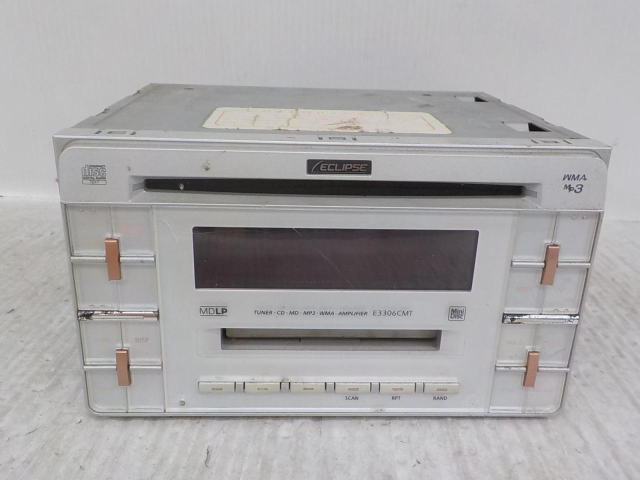 ワケアリ ECLIPSE(エクリプス) E3306CMT CD.MDデッキ | カー用品 ヘッドユニット MD+CDを通販で購入する | 中古カー＆バイク用品の販売ならアップガレージ