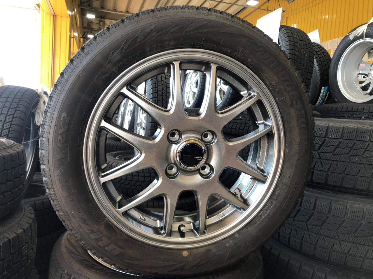 JAPAN SANYO ZACK JP-205 + BRIDGESTONE BLIZZAK VRX2 | カー用品 スタッドレスタイヤホイールセット 15インチスタッドレスタイヤホイールセット ...