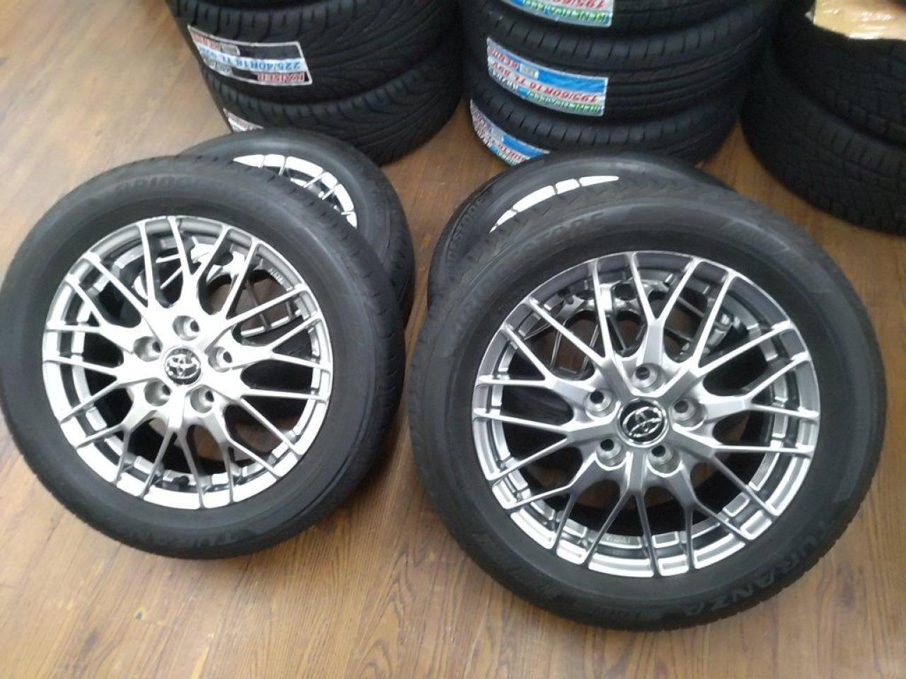 【トヨタ純正】 80ヴォクシーBBS製純正ホイール+【BRIDGESTONE】TURANZA T001 | カー用品 タイヤホイールセット 16インチタイヤホイールセットを通販で購入する ...