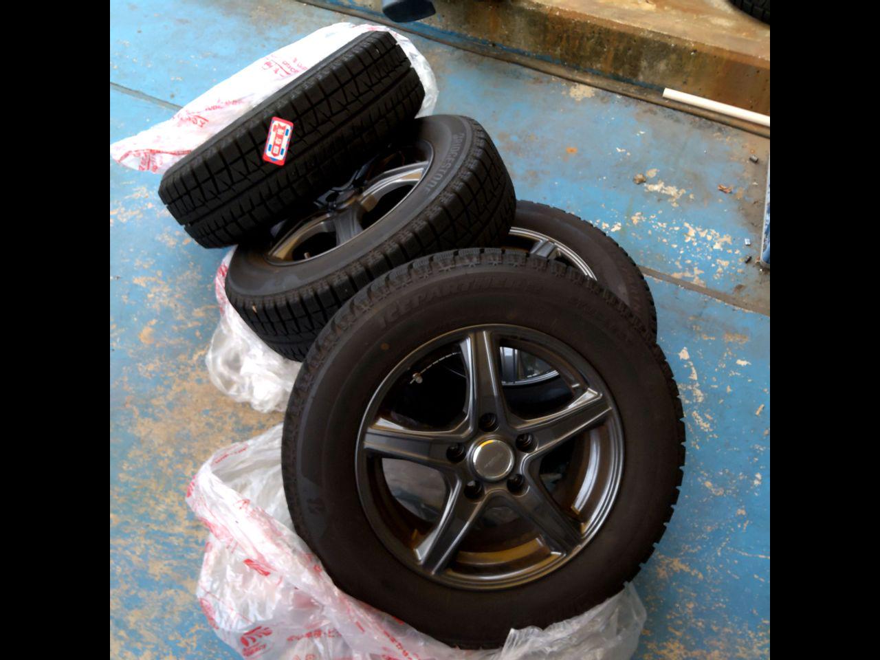 BRIDGESTONE TOPRUN 5本スポークホイール+【BRIDGESTONE】ICEPARTNER2 | カー用品 スタッドレスタイヤホイールセット 15インチスタッドレスタイヤ ...