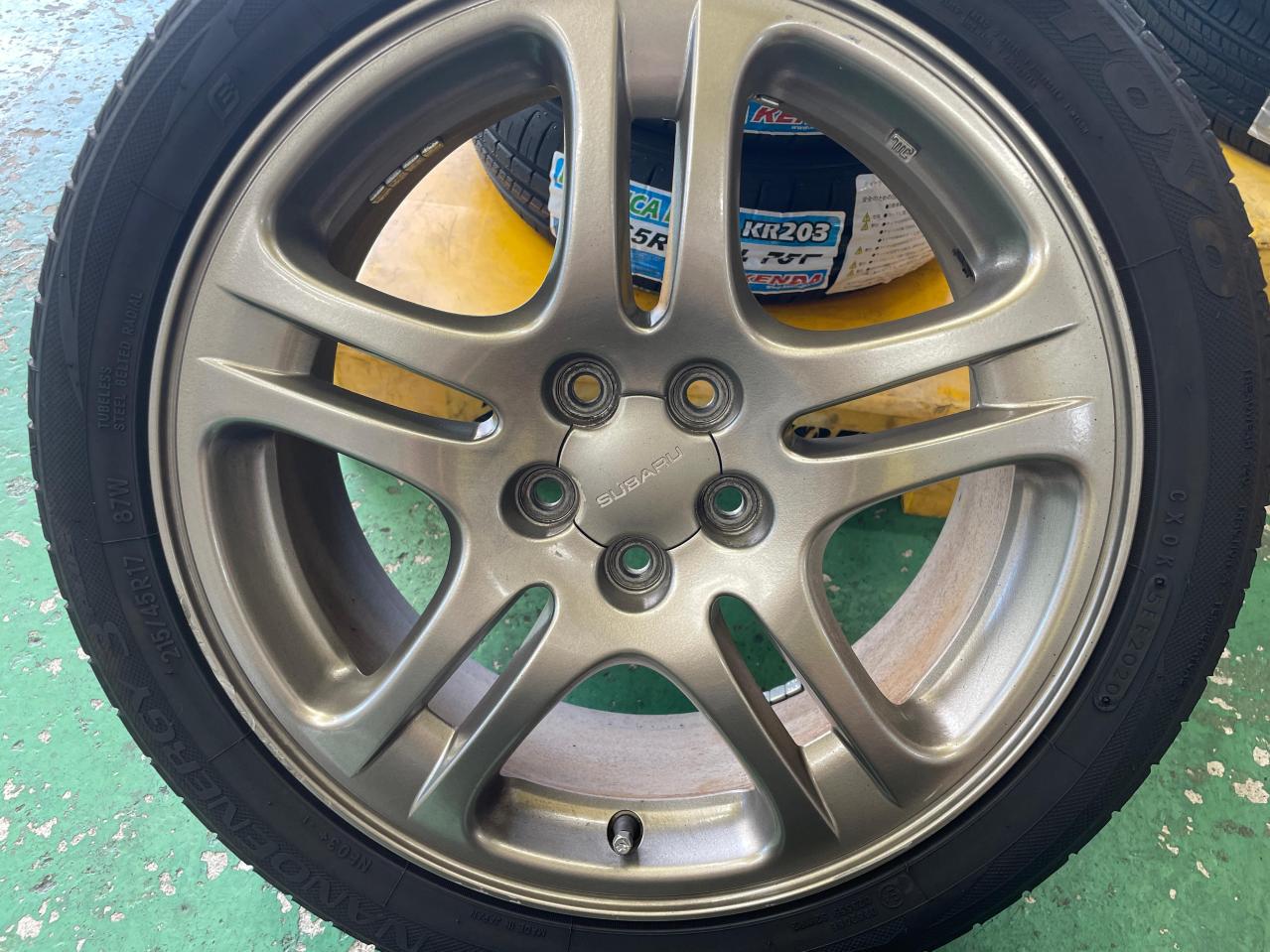 スバル(SUBARU) BE5 レガシィB4 純正ホイール | カー用品 アルミホイール 17インチホイールを通販で購入する | 中古カー ...