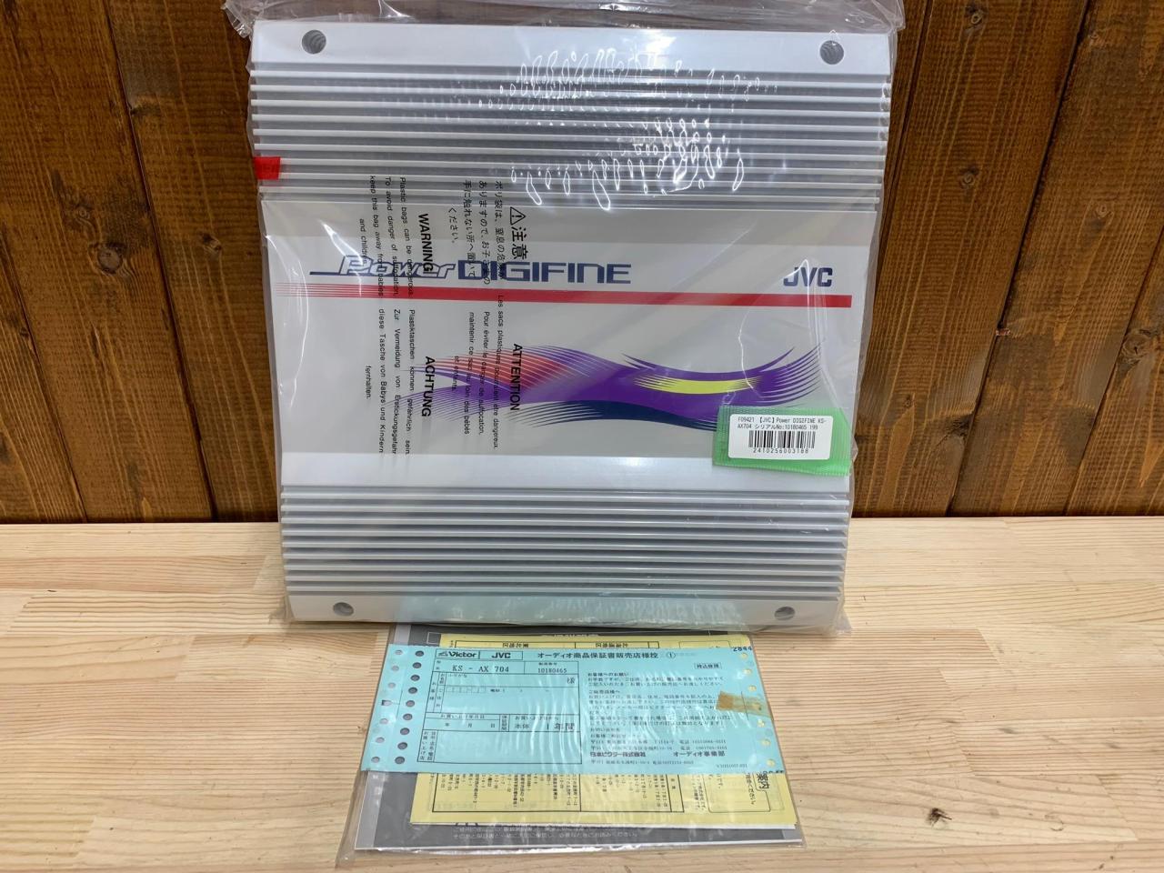 【JVC】Power DIGIFINE KS-AX704 | カー用品 アンプを通販で購入する | 中古カー＆バイク用品の販売ならアップガレージ