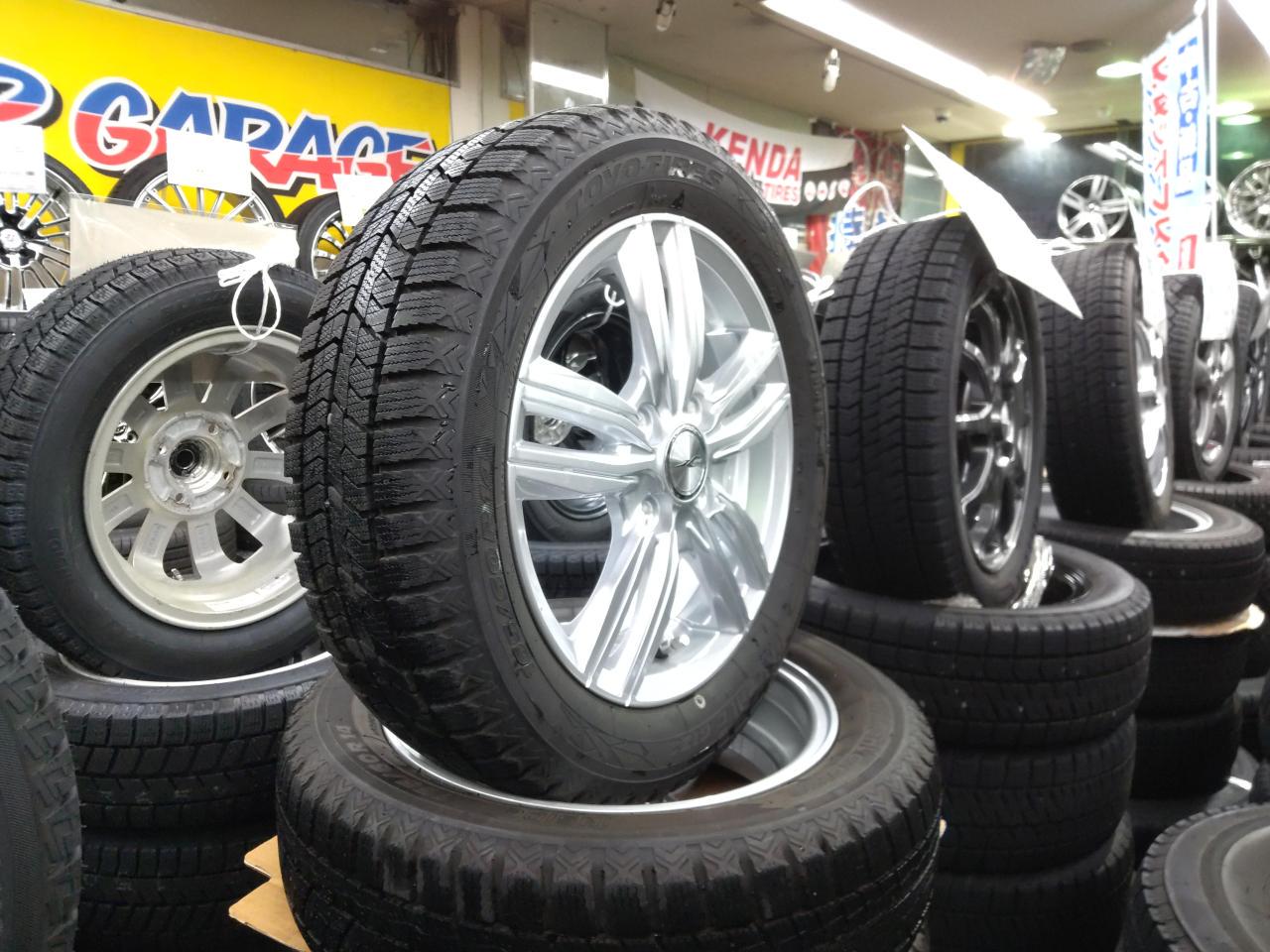 weds JOKER SPREAD + TOYO OBSERVE GIZ2 | 中古品 | アップガレージ 埼玉西浦和店 | カー用品 スタッドレスタイヤホイールセット 14インチスタッドレス ...