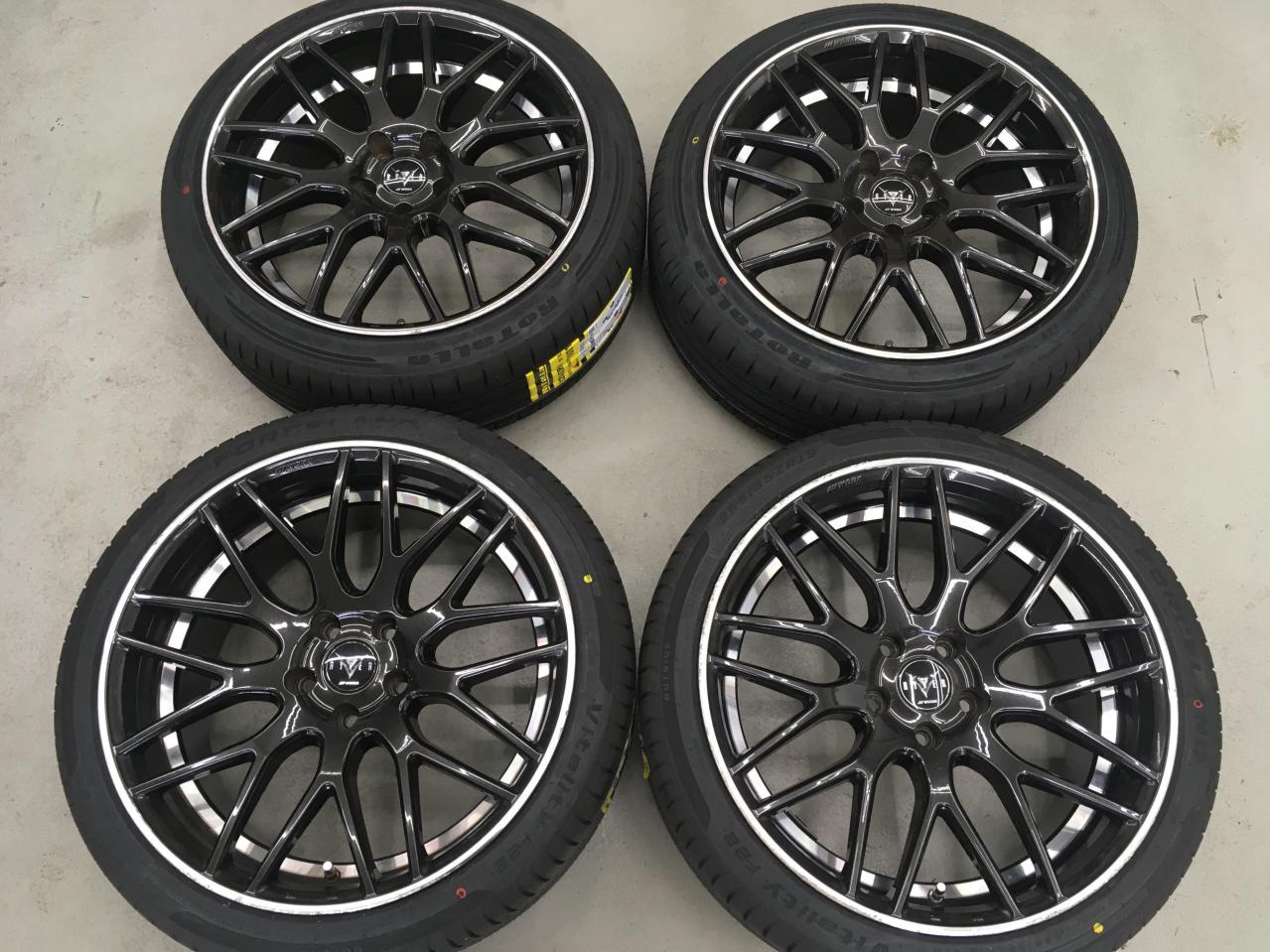 WORK(ワーク) RYVER(レイバー) M009 + Rotlla RU01 + FORCELAND F22 | カー用品 タイヤホイール ...