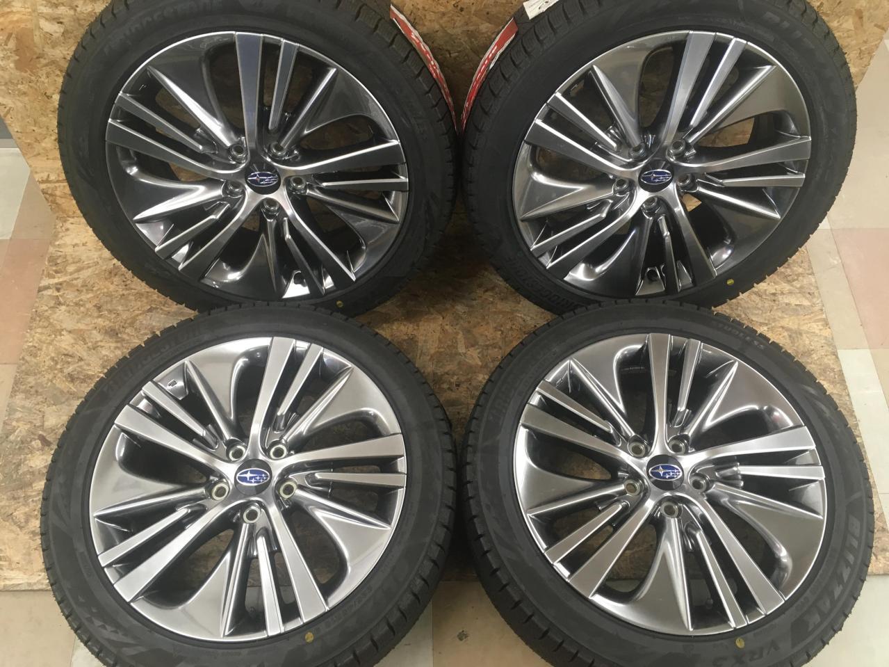 スバル純正(SUBARU) VN5レヴォーグレイバック純正ホイール + BRIDGESTONE(ブリヂストン) BLIZZAK VRX3 | カー用品 スタッドレスタイヤホイールセット 18 ...