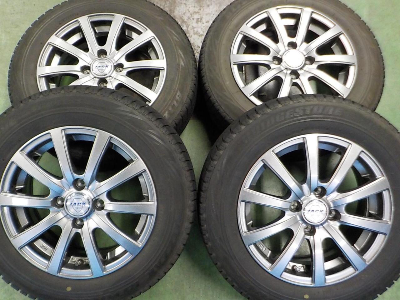【中古W/現状T】ZACK JP-110 + BRIDGESTONE BLIZZAK REVO GZ 4本セット | カー用品 タイヤホイール ...