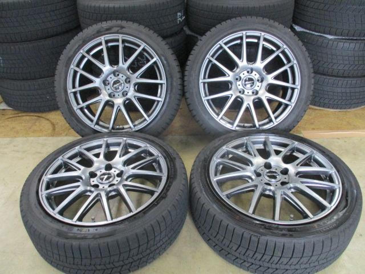 DUNLOP Mistiere RB14 + DUNLOP WINTERMAXX 03 WM03 | カー用品 スタッドレスタイヤホイールセット 18インチスタッドレスタイヤホイールセットを ...