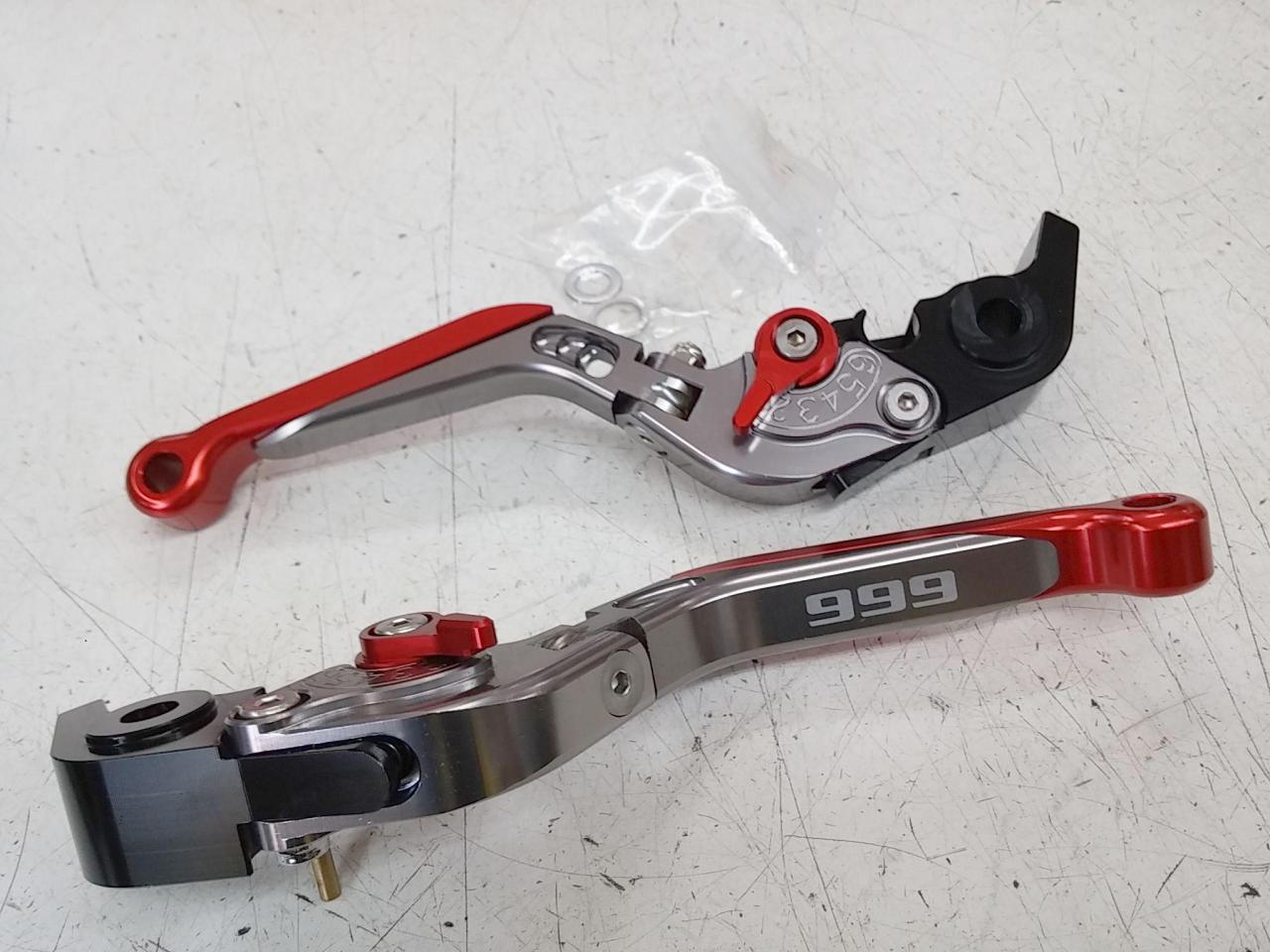MZS アジャストビレットレバーset 【SuperBike748/999/1098/1198】★大特価!2026-1月より大幅値下げ!★ ...