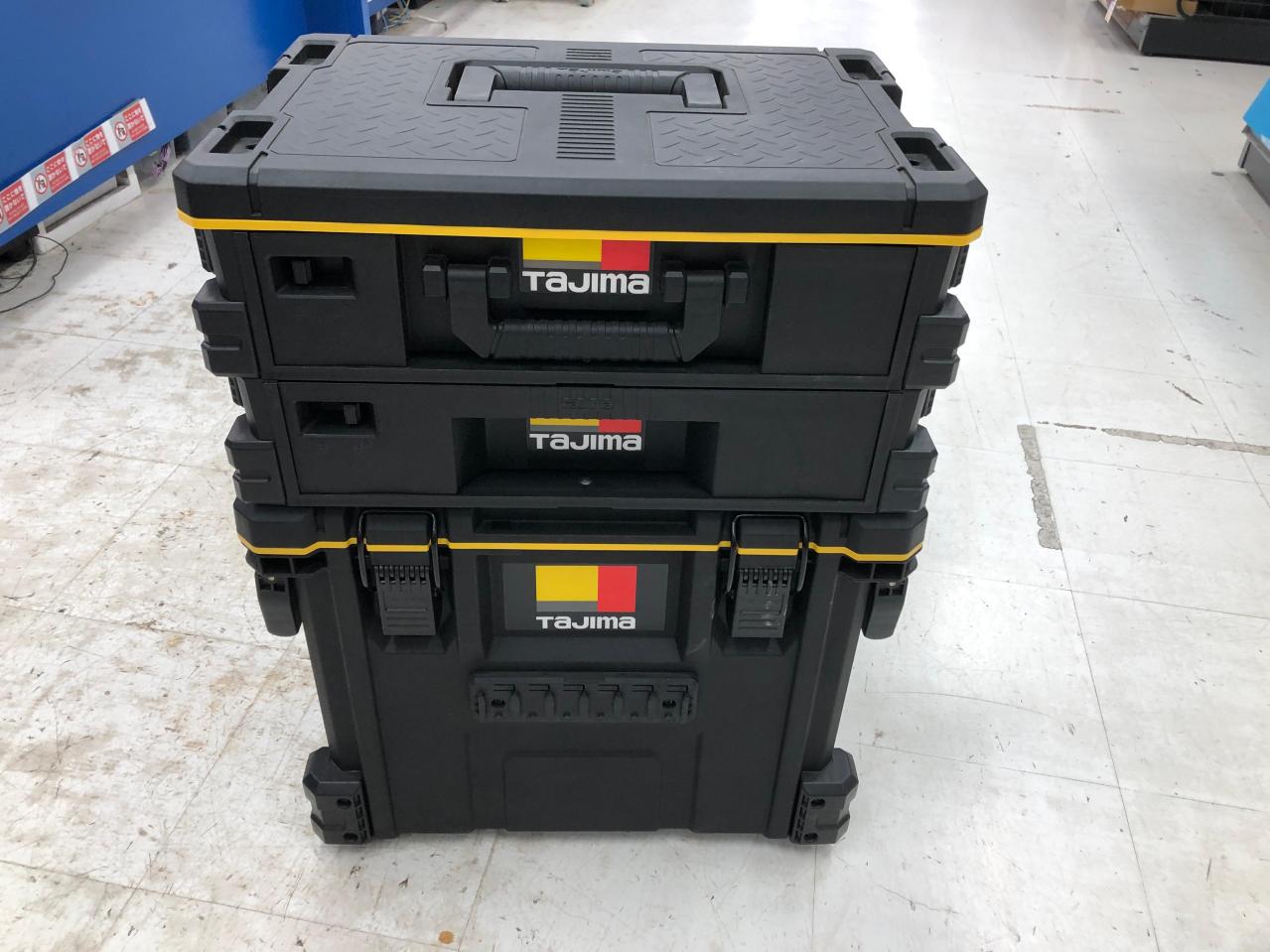 TAJIMA タジマ セフシステム セフキャリーツールボックス TB-TBOX /TB-HBOX2 2段BOX付き | 総合リユース 大工道具 その他を通販で購入する | 中古カー＆バイク用品 ...