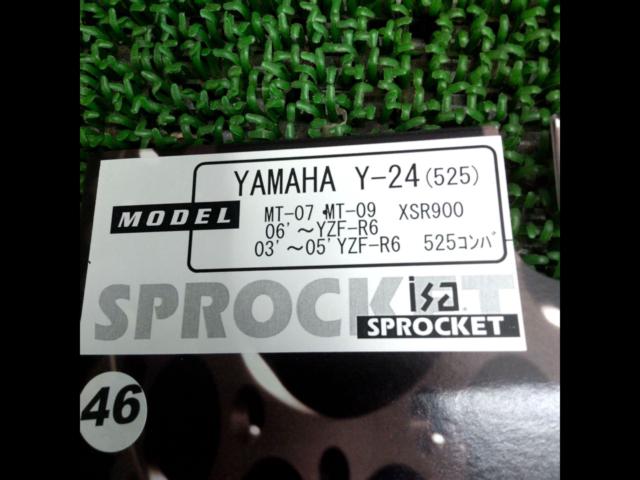 ISA リアスプロケット Y-24(525) 46T | バイク用品 駆動系 チェーンスプロケ(二輪)を通販で購入する | 中古カー＆バイク用品の販売ならアップガレージ
