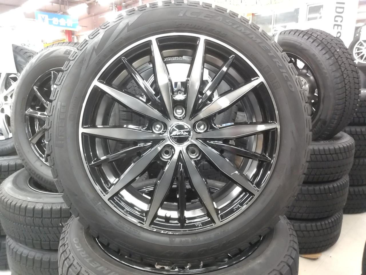 YellowHat F-DIRECTION WF10 + PIRELLI(ピレリ) ICE ASIMMETRICO | カー用品 スタッドレス ...