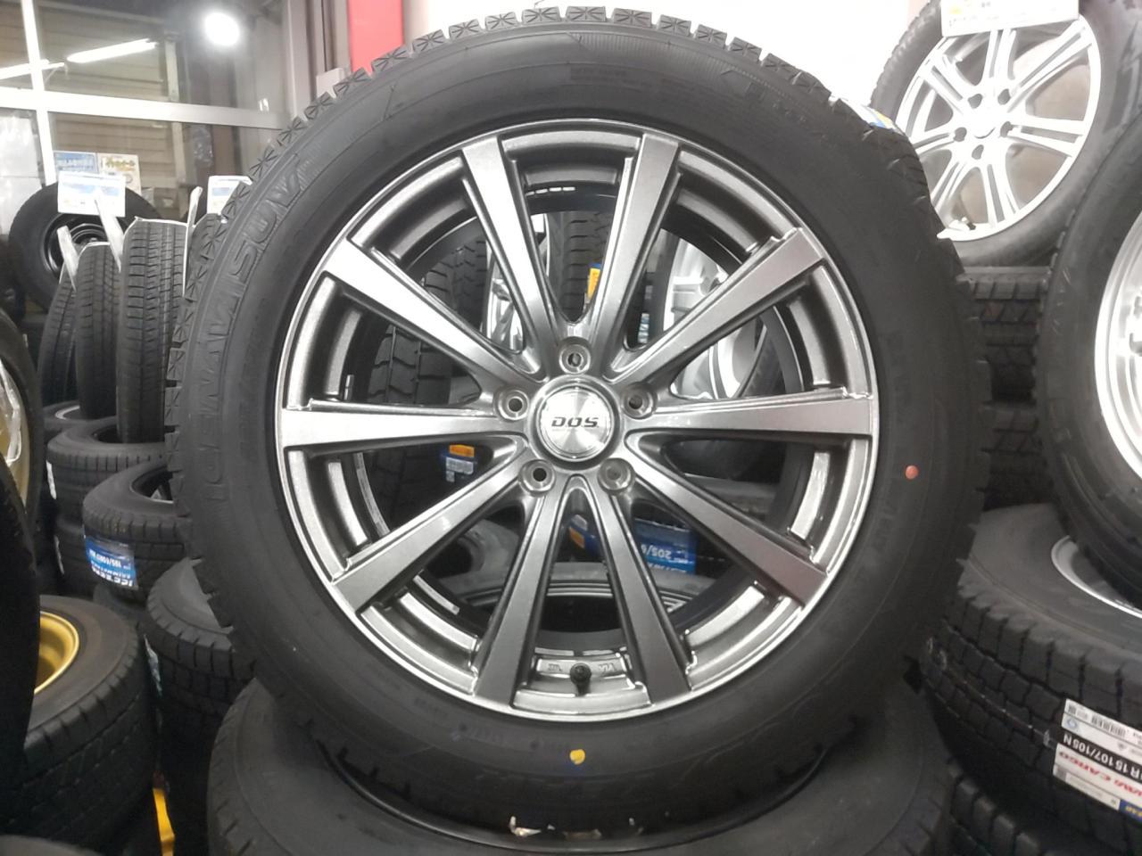 BADX D.O.S. SE-10R plus + GOODYEAR ICE NAVI SUV☆新品タイヤ付き☆ | カー用品 スタッドレスタイヤホイールセット 18インチスタッドレスタイヤ ...