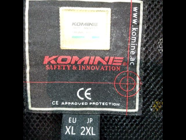 【サイズ:2XL】KOMINE プロテクトメッシュジャケット | バイク用品 ウエア ジャケット(二輪)を通販で購入する | 中古カー＆バイク用品の販売ならアップガレージ