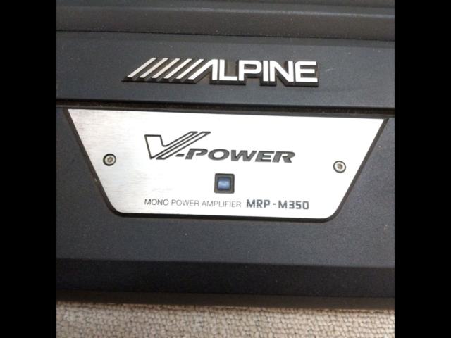 ALPINE MRP-M350 アンプのみ | カー用品 アンプを通販で購入する | 中古カー＆バイク用品の販売ならアップガレージ