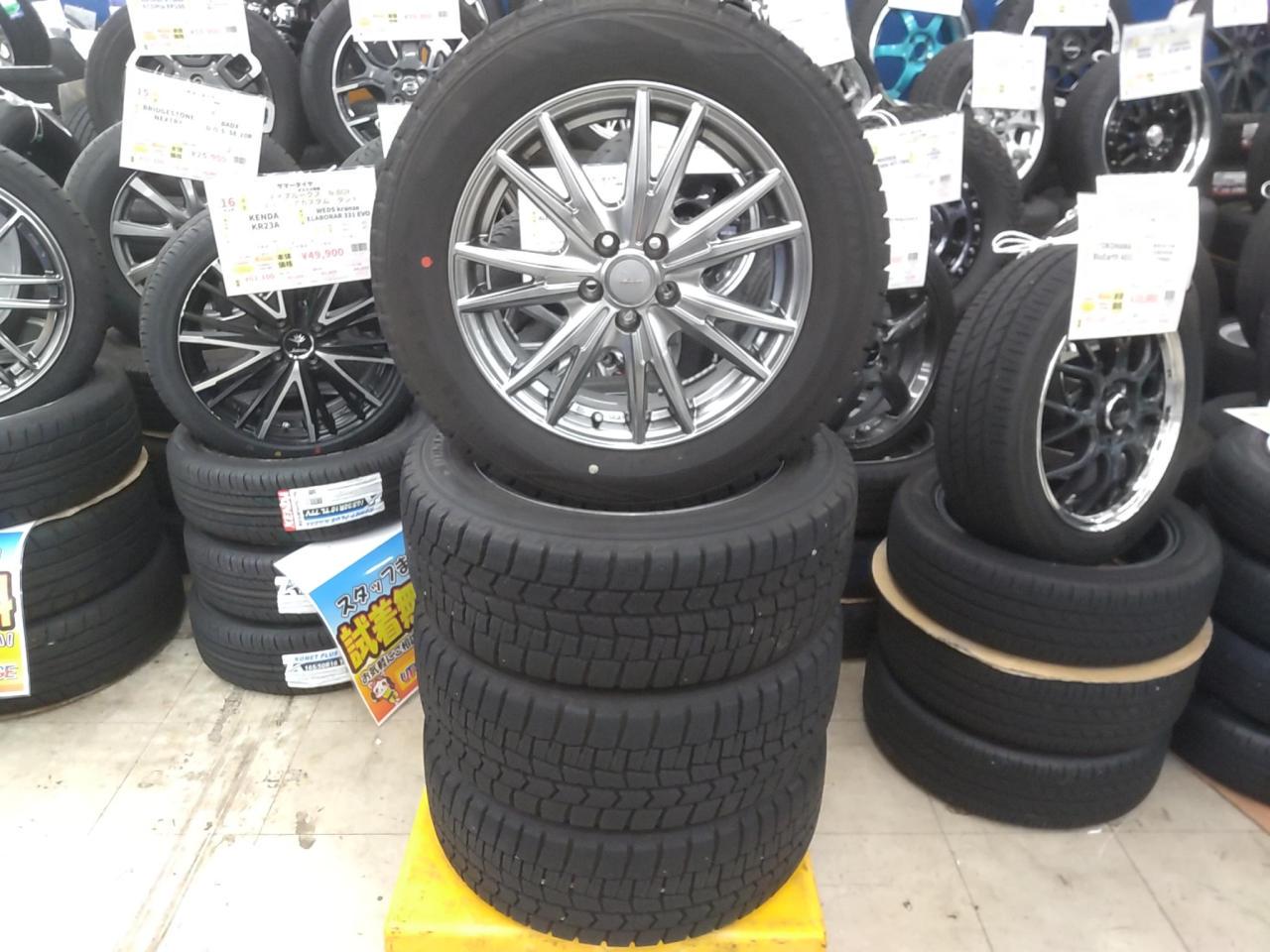 weds VELVA KEVIN + DUNLOP WINTERMAXX WM02 | カー用品 スタッドレスタイヤホイールセット 16インチ ...