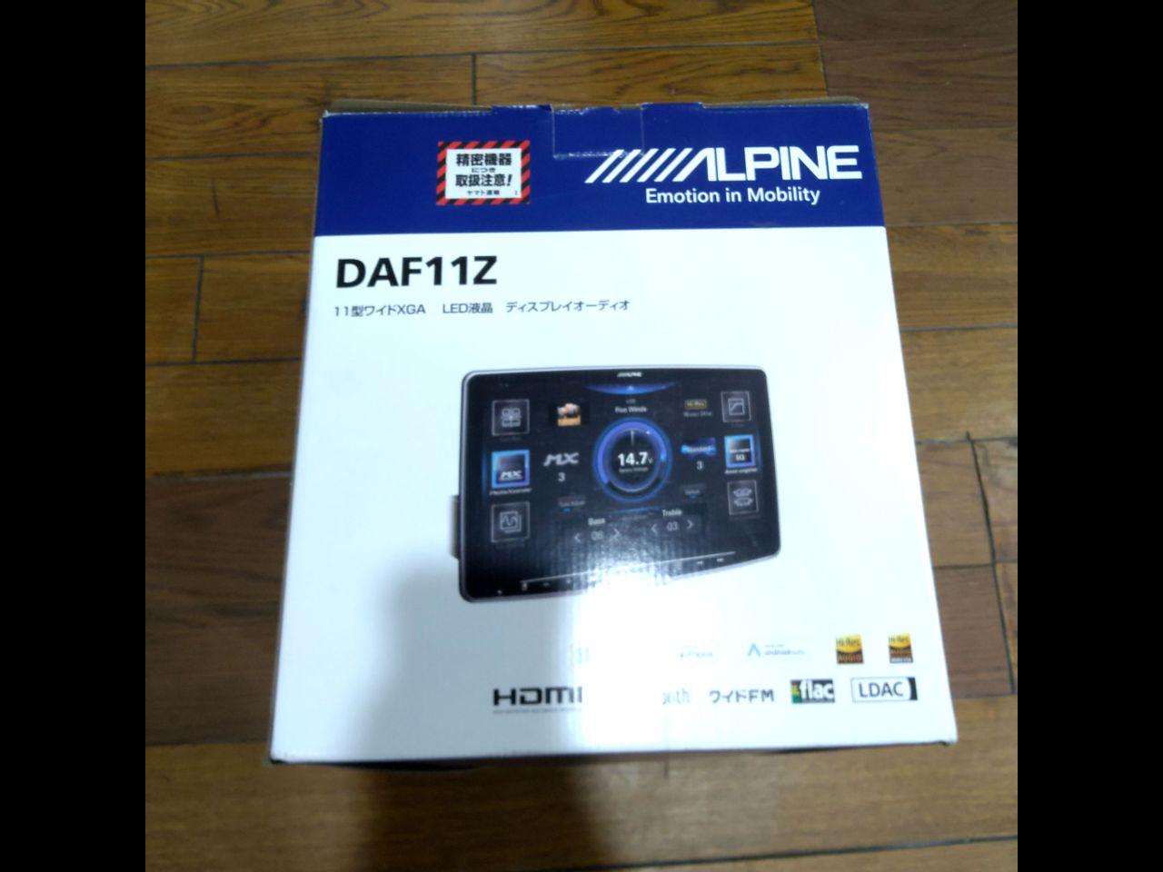 ALPINE DAF11Z/11型ワイドXGA LED液晶ディスプレイオーディオ | カー用品 カーナビ(地デジ） AV一体メモリーナビ（地デジ）を通販で購入する | 中古カー＆バイク用品の ...
