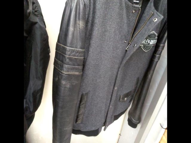 【サイズ:M】HarleyDavidson ハーレーダビッドソン 袖革スタジャン 97598-17VM【値下げしました】 | 中古品 ...