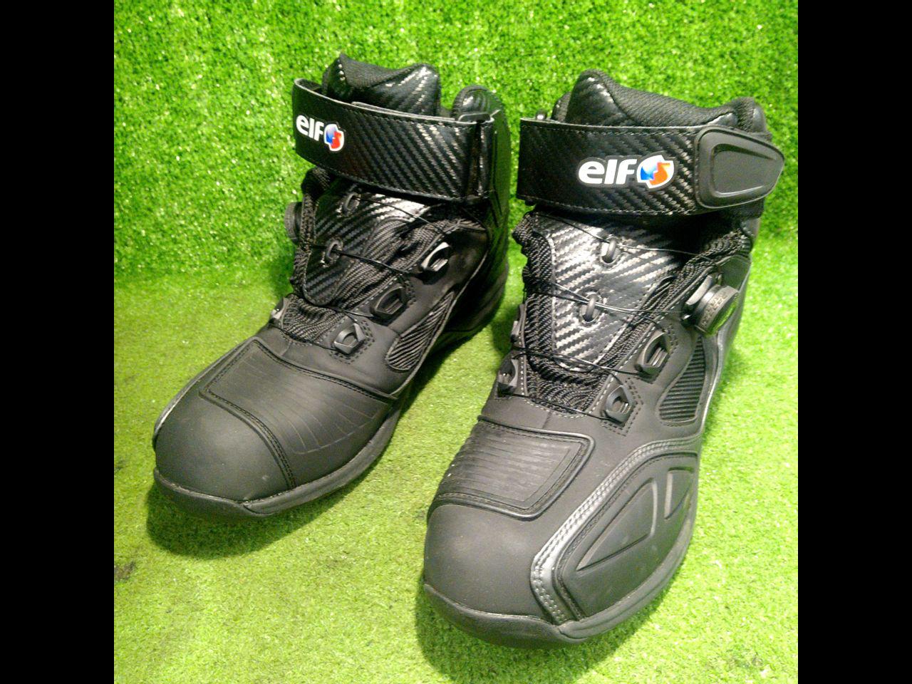 【サイズ:27.5cm】elf(エルフ)ELS17 BOA ライディングシューズ | 中古品 | アップガレージ 横須賀根岸店 | バイク用品 ブーツ・シューズ ライディングブーツ・シューズ ...