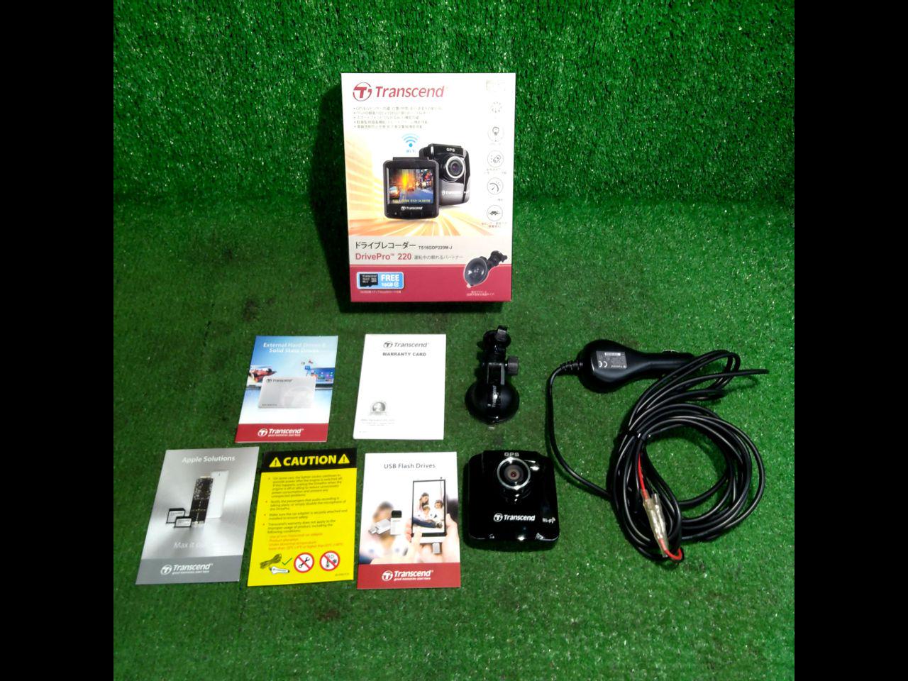 Transcend Drive Pro 220 GPS搭載Wi-Fi内蔵ドライブレコーダー TS16GDP220M-J | カー用品 カーAV ...