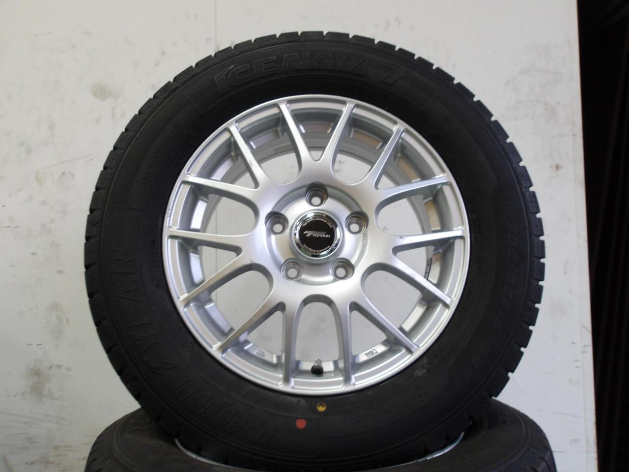 BRIDGESTONE TOPRUN M7 + GOODYEAR ICE NAVI7【ステップワゴンRG系/ストリームRN6/RN7等】 | カー用品 スタッドレスタイヤホイールセット 15 ...