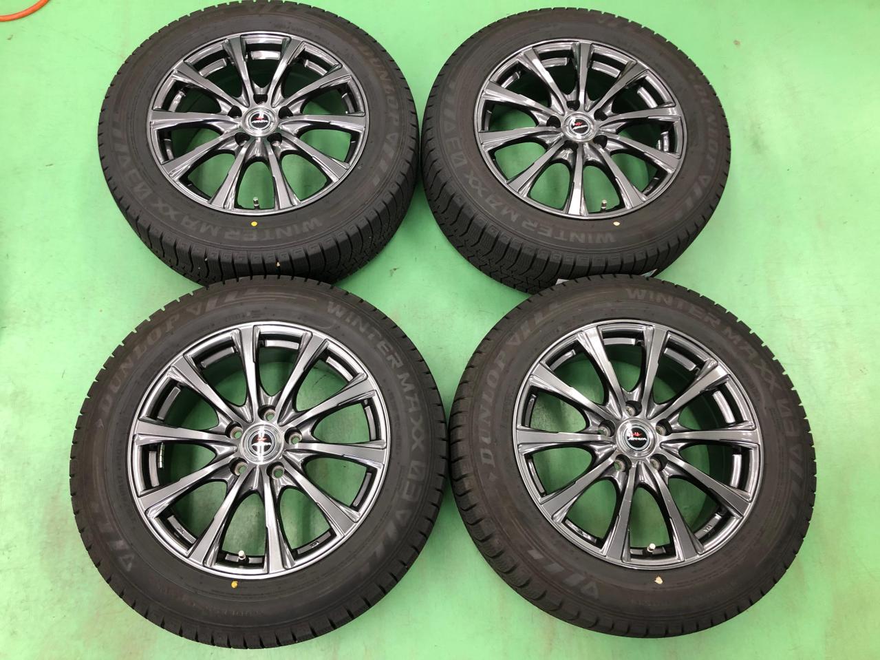 DUNLOP AIRNOVA SB10+ DUNLOP WINTERMAXX WM03 | カー用品 スタッドレスタイヤホイールセット 17インチスタッドレスタイヤホイールセットを通販で購入 ...