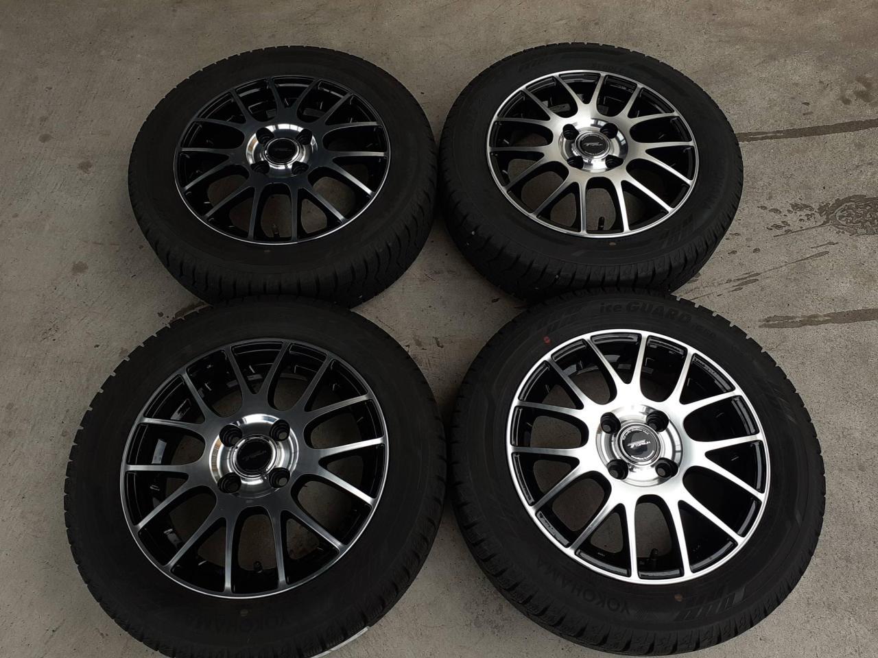 BRIDGESTONE(ブリヂストン) TOPRUN M7 ツイン7本スポーク + YOKOHAMA(ヨコハマ) ice GUARD iG60 165/65R14 | カー用品 スタッドレス ...