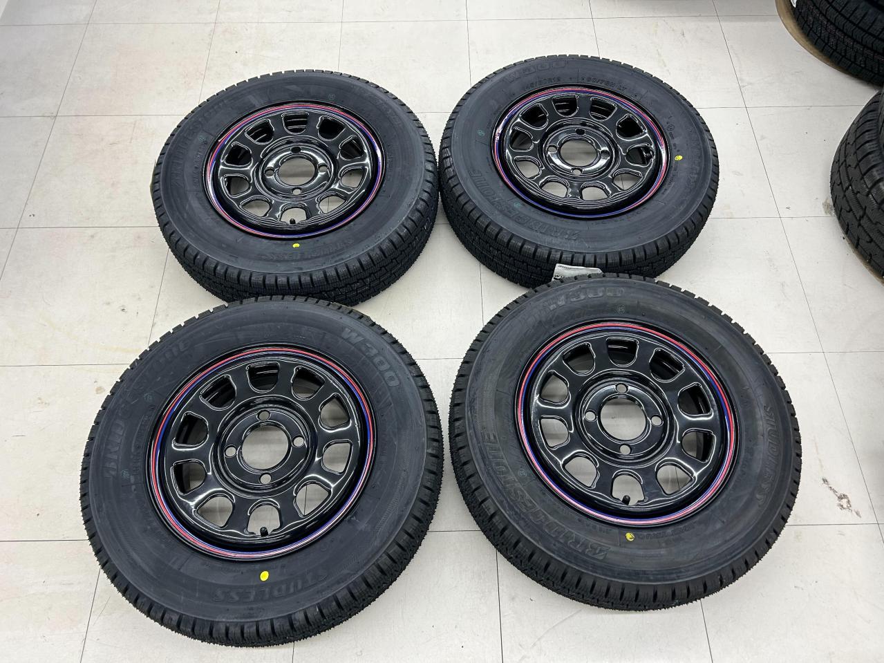 DAYTONA’s G2スチールホイール + BRIDGESTONE W300 | カー用品 スタッドレスタイヤホイールセット 12インチスタッドレスタイヤホイールセットを通販で購入する ...