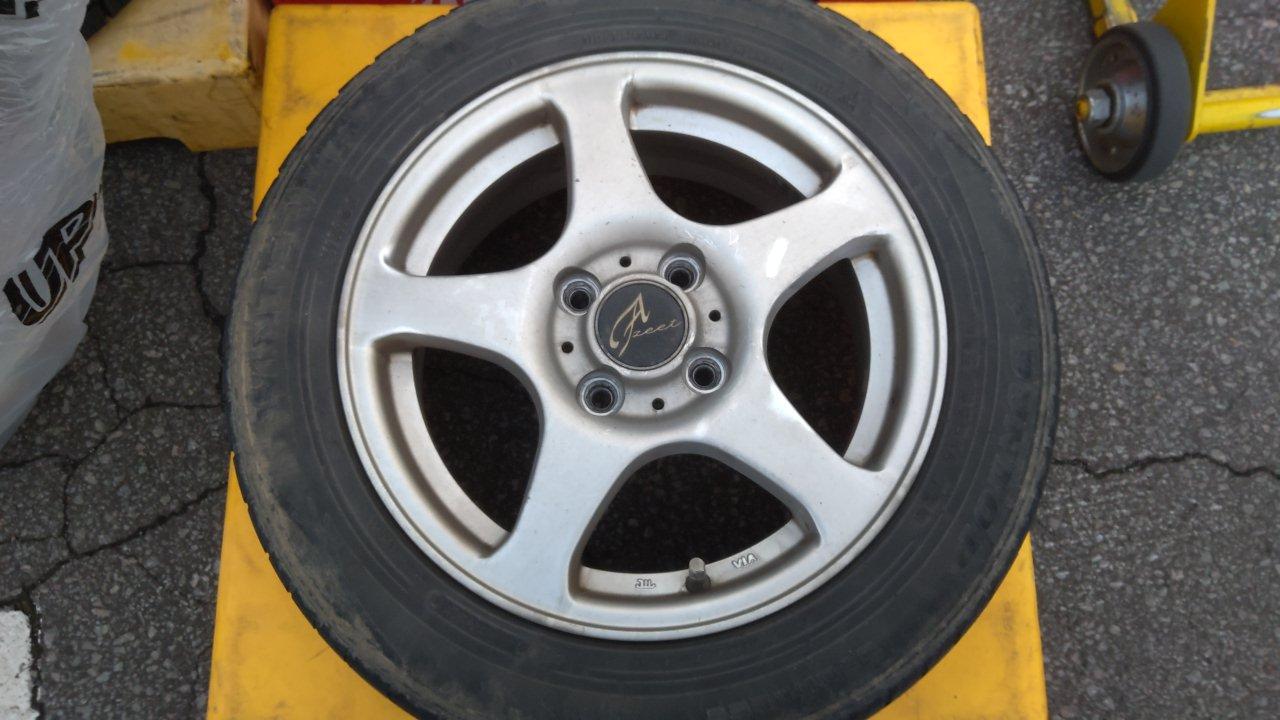 ALEET 5本スポークホイール | カー用品 アルミホイール 14インチホイールを通販で購入する | 中古カー＆バイク用品の販売ならアップガレージ