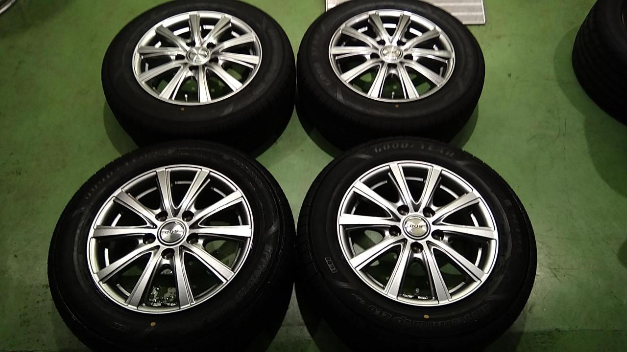 BADX D.O.S. SE-10R + GOODYEAR E-Grip ECO EG01 ★未使用タイヤ付き★ | カー用品 タイヤホイールセット 15インチタイヤホイールセットを通販で購入 ...