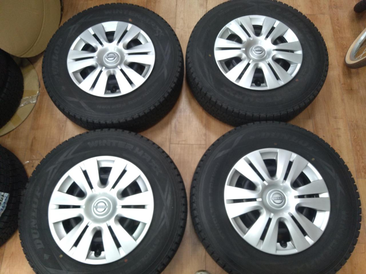 日産純正(NISSAN) キャラバン 純正スチールホイール + DUNLOP(ダンロップ) WINTER MAXX WM02 | カー用品 ...