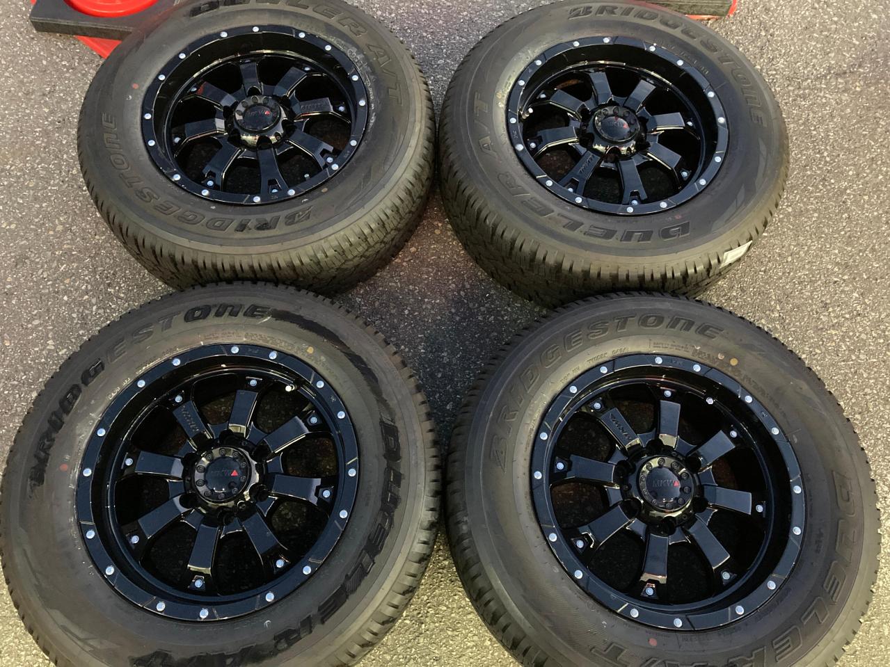 【150系プラドサイズ!】TRISTAR INTERNATIONAL MKW(エムケーダブリュー) MK-46 + BRIDGESTONE(ブリヂストン) DUELER A/T 693Ⅲ ...