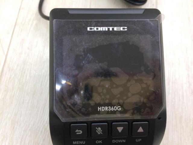 COMTEC HDR360G GPS搭載 360度ドライブレコーダー | カー用品 カーAVアクセサリー ドライブレコーダーを通販で購入する | 中古カー＆バイク用品の販売ならアップガレージ