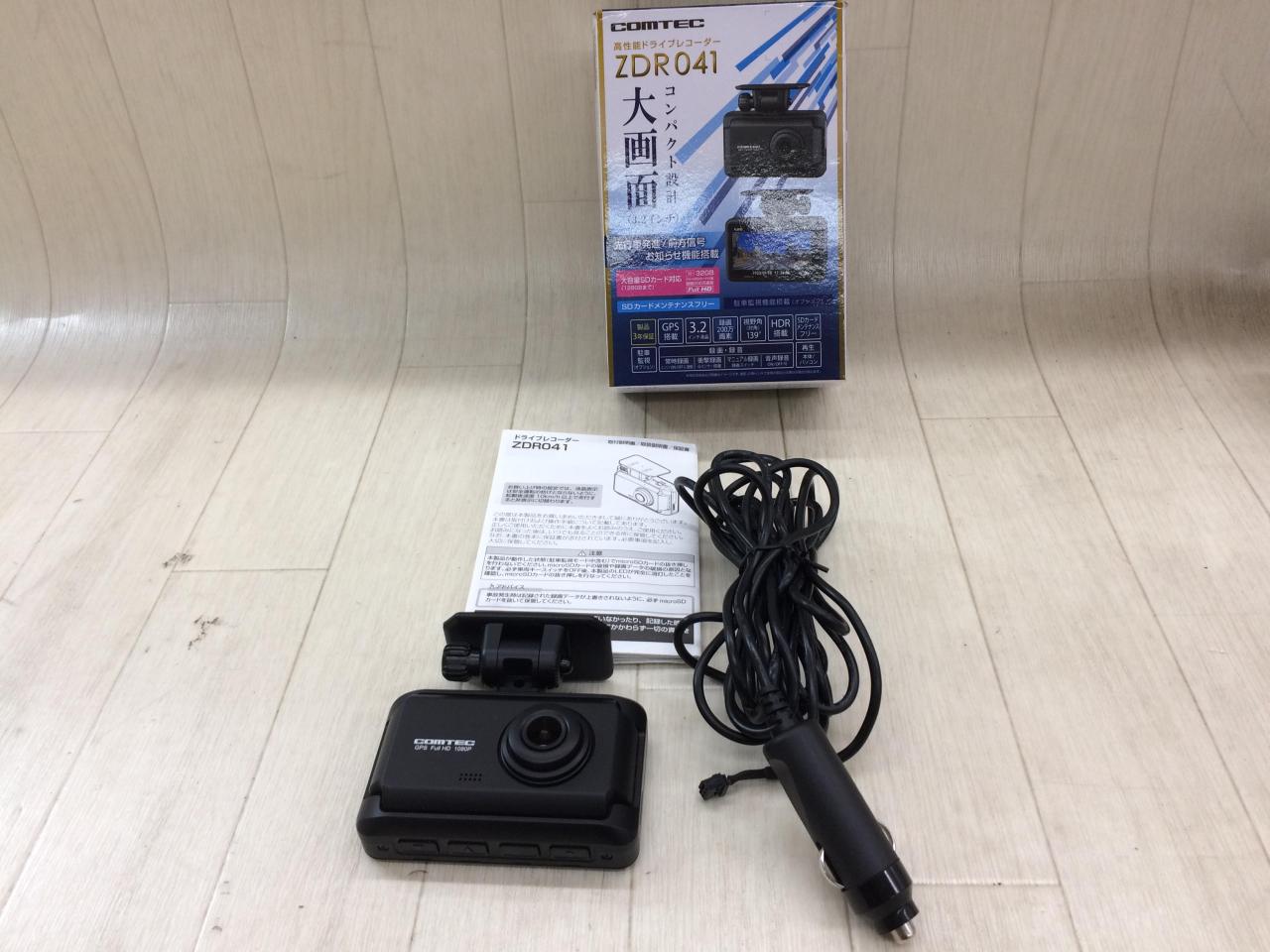 COMTEC ZDR041 フロント1カメラ ドライブレコーダー 2023年モデル | カー用品 カーAVアクセサリー ドライブレコーダーを通販で購入する | 中古カー＆バイク用品の販売なら ...