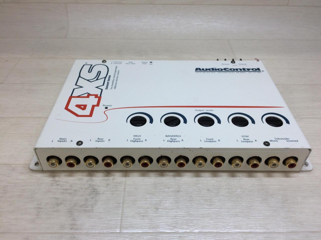 AUDIO CONTROL 4XS クロスオーバー | カー用品 アンプ イコライザーを通販で購入する | 中古カー＆バイク用品の販売なら ...