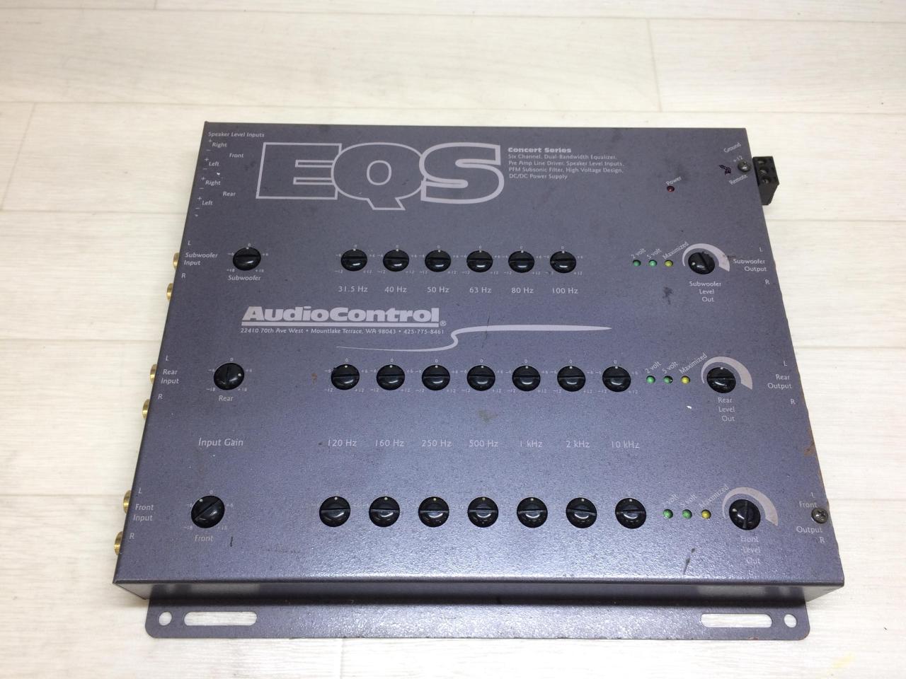 AUDIO CONTROL EQS イコライザー | カー用品 アンプ イコライザーを通販で購入する | 中古カー＆バイク用品の販売ならアップガレージ